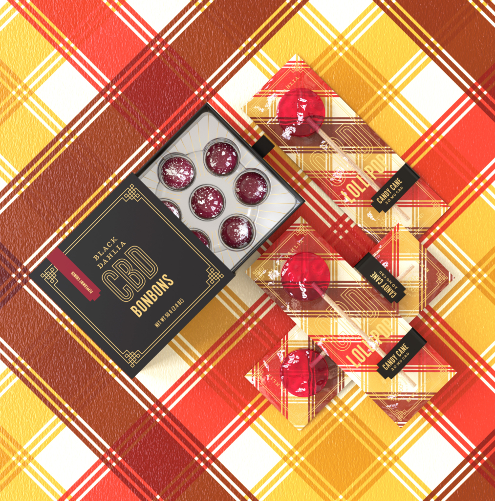 Candy Cane Crunch Gift Set ($65 value) - Black Dahlia CBD ...